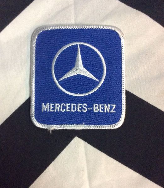 EMBROIDERED PATCH - MERCEDES BENZ - UNIFORM LOGO » Boardwalk Vintage