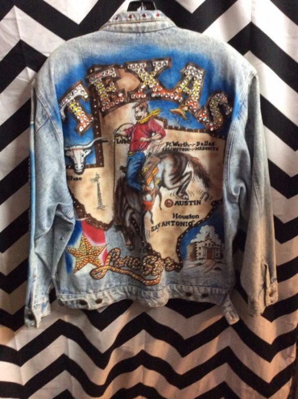 Vintage Tony Alamo Denim Jacket – Texas – Lone Star – State Of Texas ...