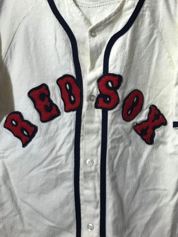 Retro Fleece Baseball Jersey Red Sox | Boardwalk Vintage
