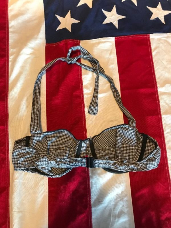 Bathing Suit Set Bikini Gingham Ruffle Guess | Boardwalk Vintage