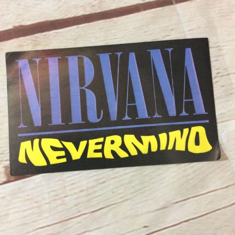 NIRVANA NEVERMIND STICKER » Boardwalk Vintage