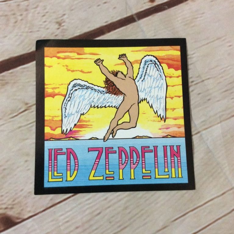 Led Zeppelin Flying Angel Sticker | Boardwalk Vintage