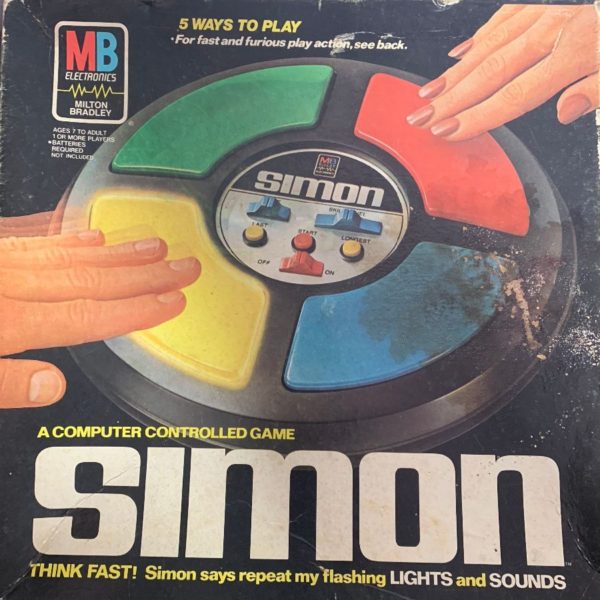 Electronic Simon – Simon Says Game By Milton Bradley | Boardwalk Vintage