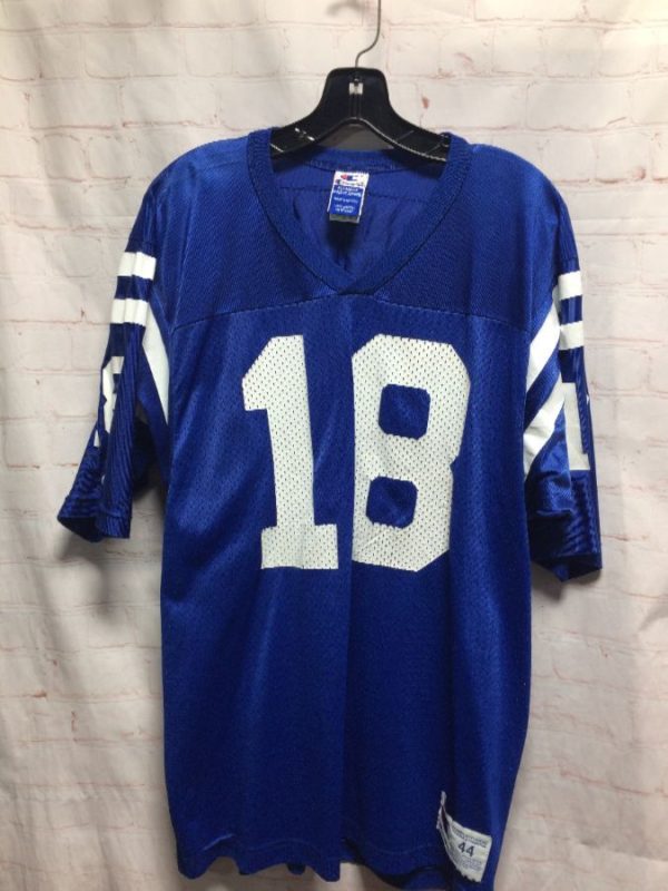 NFL FOOTBALL JERSEY INDIANAPOLIS COLTS #18 MANNING » Boardwalk Vintage