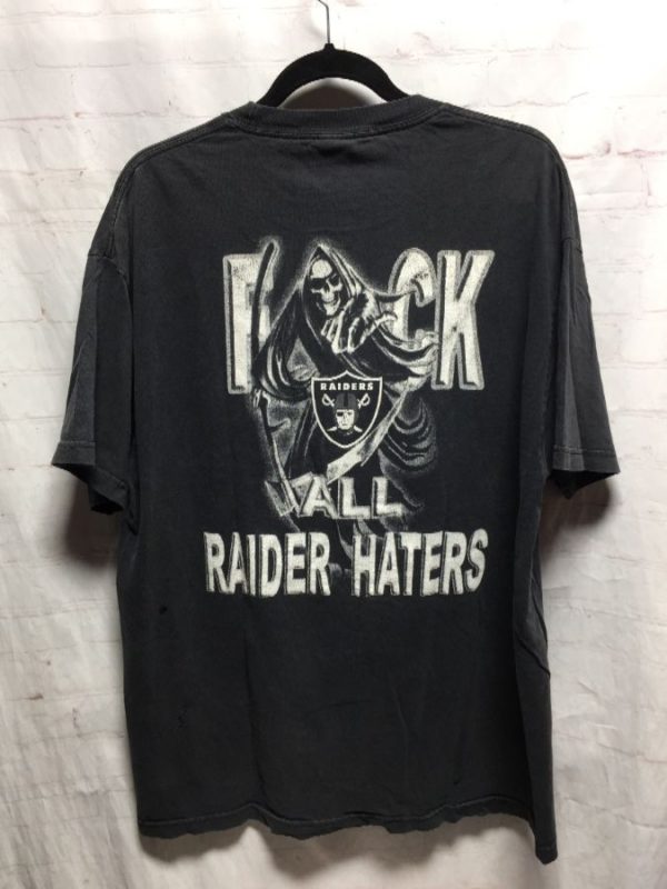 Classic Oakland Raiders T- Shirt W/ Fuck All Raider-haters | Boardwalk ...
