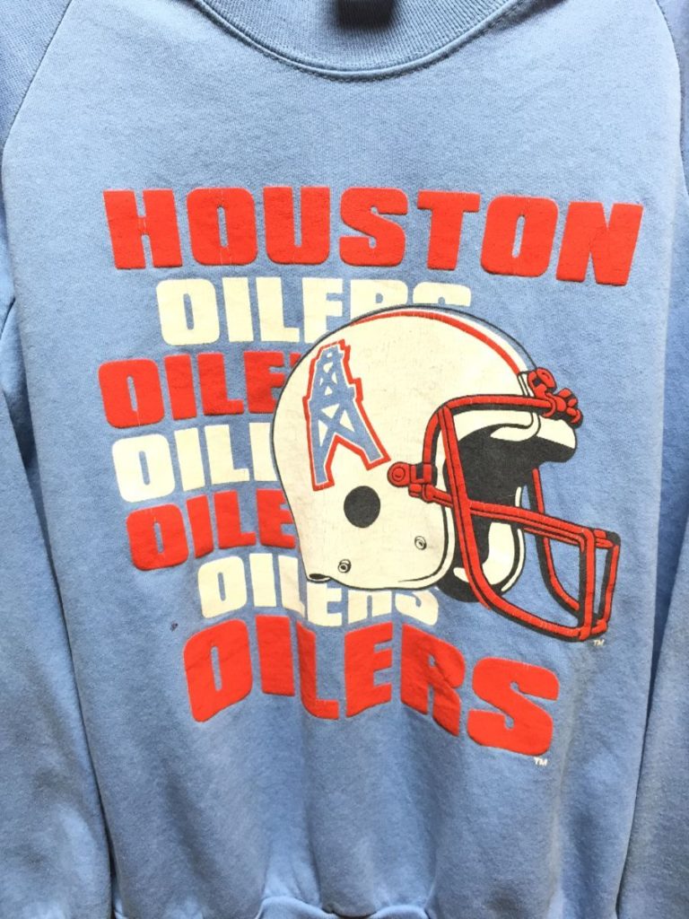 Vintage Houston Oilers Football Crewneck Sweatshirt | Boardwalk Vintage