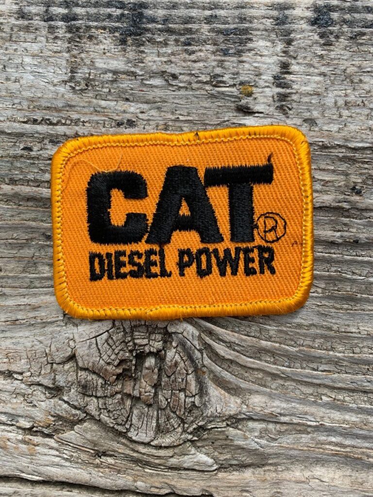 Vintage Cat Diesel Power Logo Patch | Boardwalk Vintage