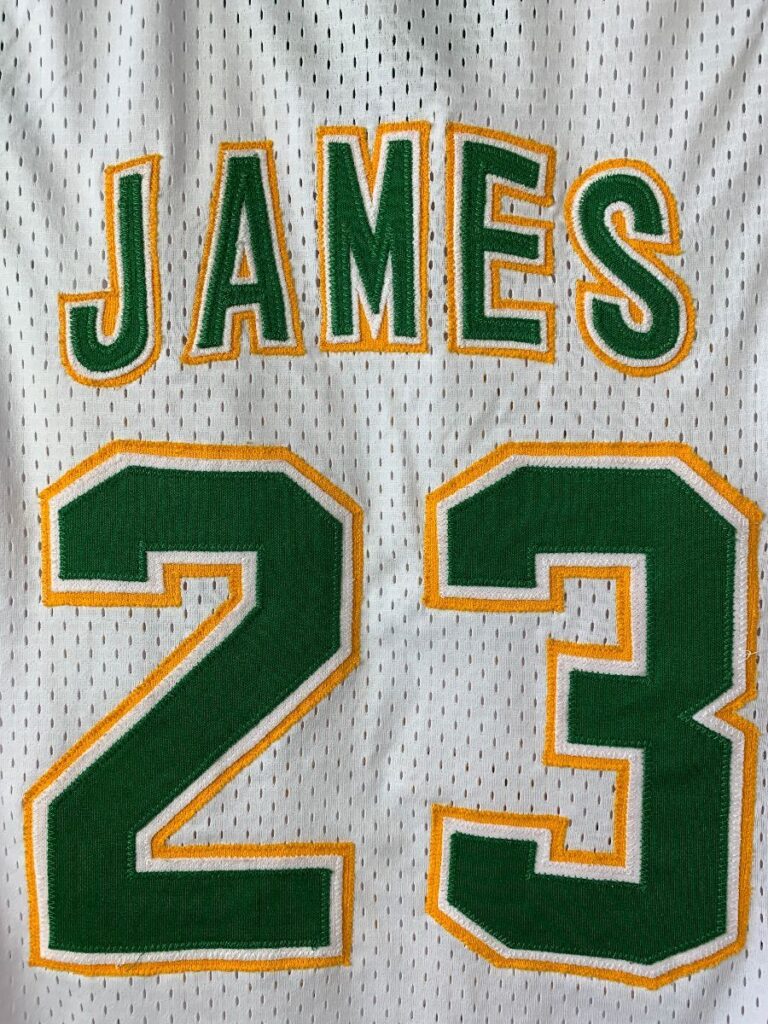 Lebron James St Vincent St Mary Irish High School Basketball Jersey #23 ... Lebron James St Vincent St Mary Irish High School Basketball Jersey #23 ...