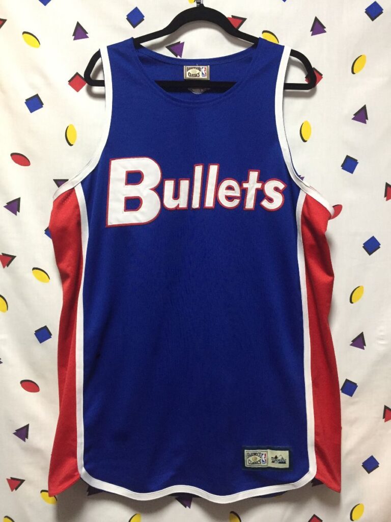 Throwback Nba Washington Bullets Basketball Jersey As-is | Boardwalk ...