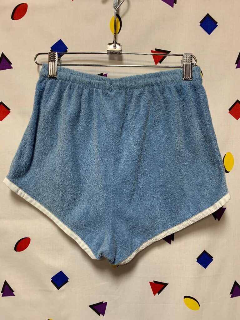 Vintage Terry Cloth Shorts White Trim As-is | Boardwalk Vintage