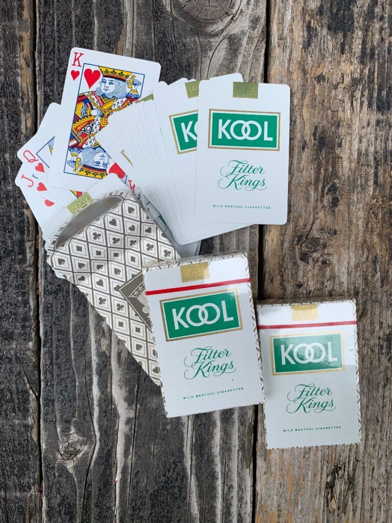 1980s Deadstock Kool Cigarettes Playing Cards Bridge Size | Boardwalk ...