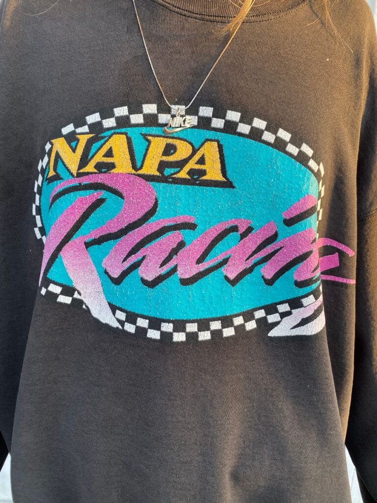1990s Oversized Napa Racing Pullover Sweatshirt As-is | Boardwalk Vintage