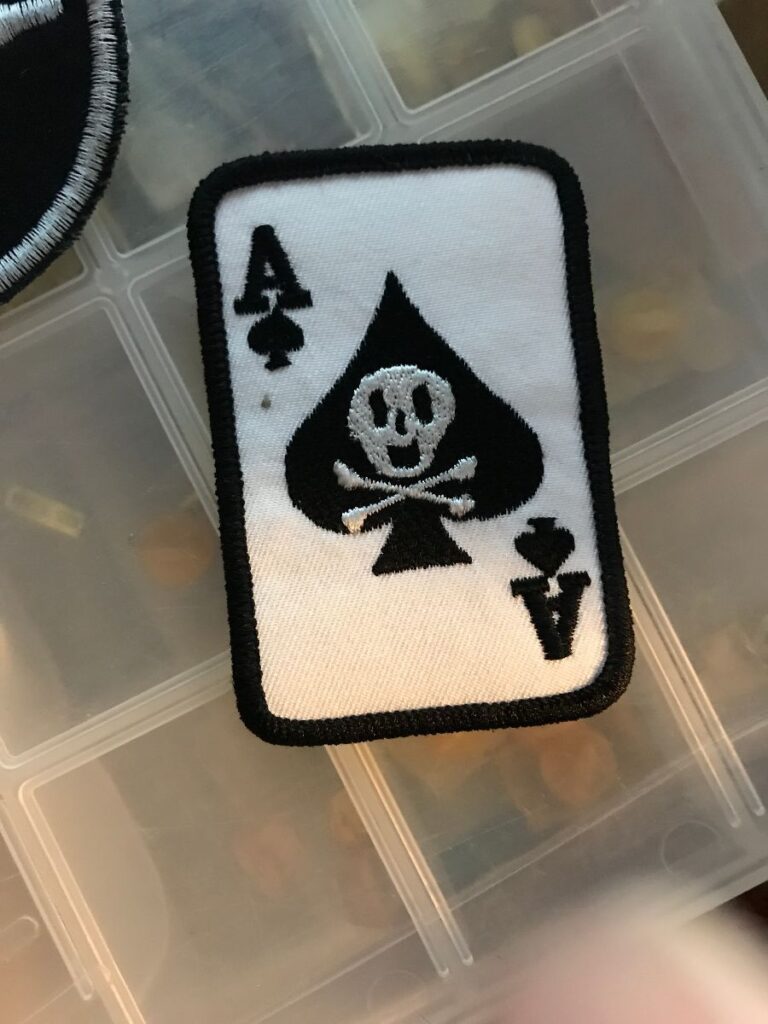 Ace Skull Patch | Boardwalk Vintage