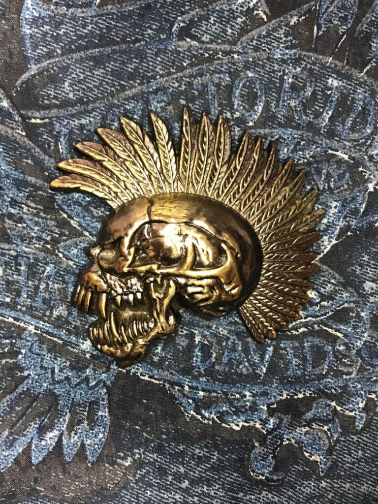 The Exploited Mohican Screaming Skull Belt Buckle Art Punk Rock Band ...