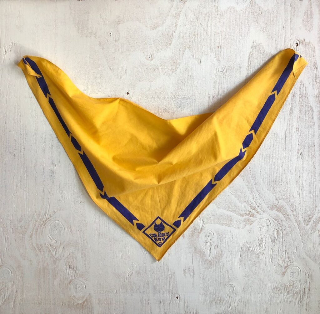 Triangle Cotton Printed Bandana Cub Scouts Bsa | Boardwalk Vintage