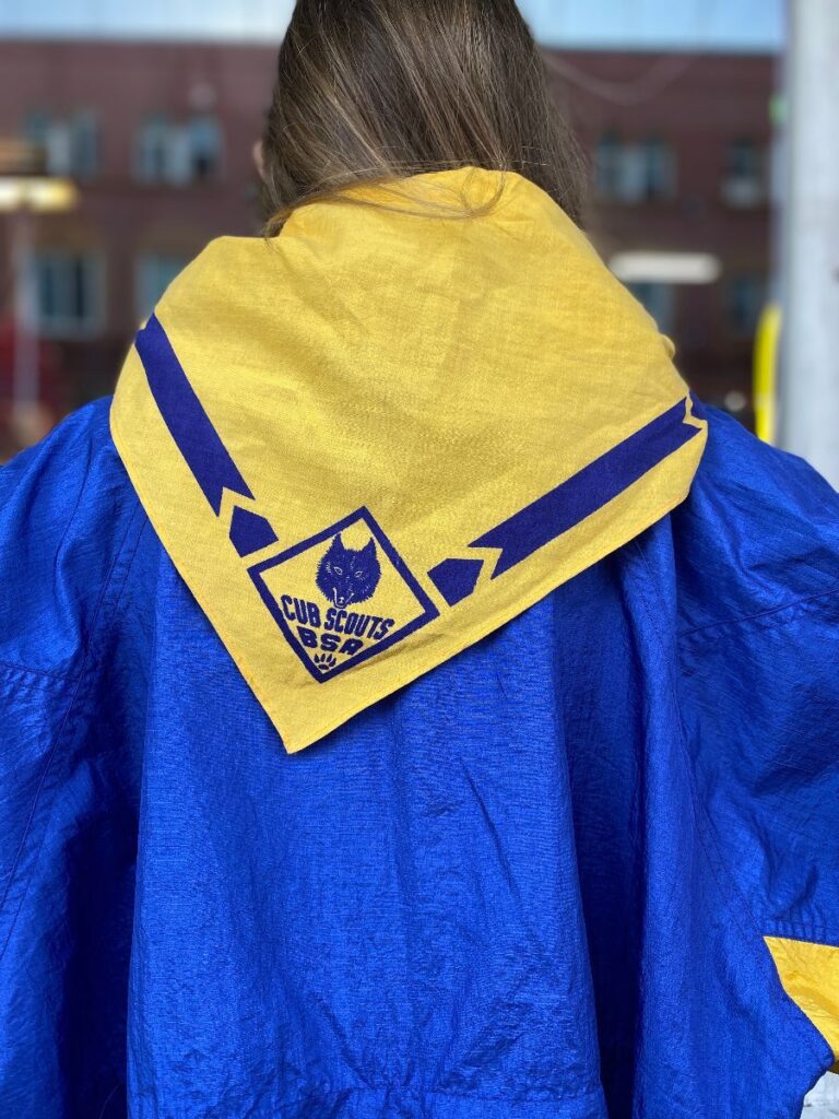 Triangle Cotton Printed Bandana Cub Scouts Bsa | Boardwalk Vintage