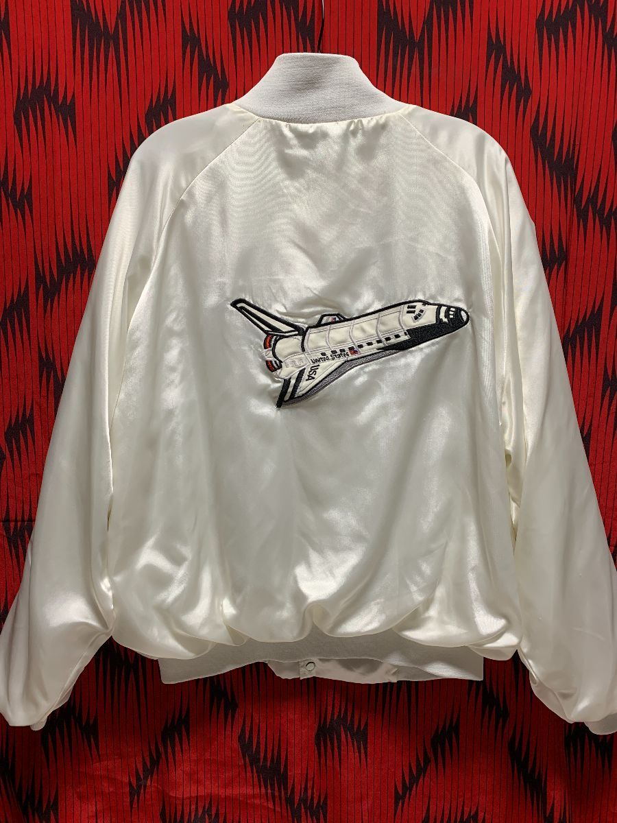 Embroidered Kenedy Space Center Nasa Challenger Space Shuttle Satin ...