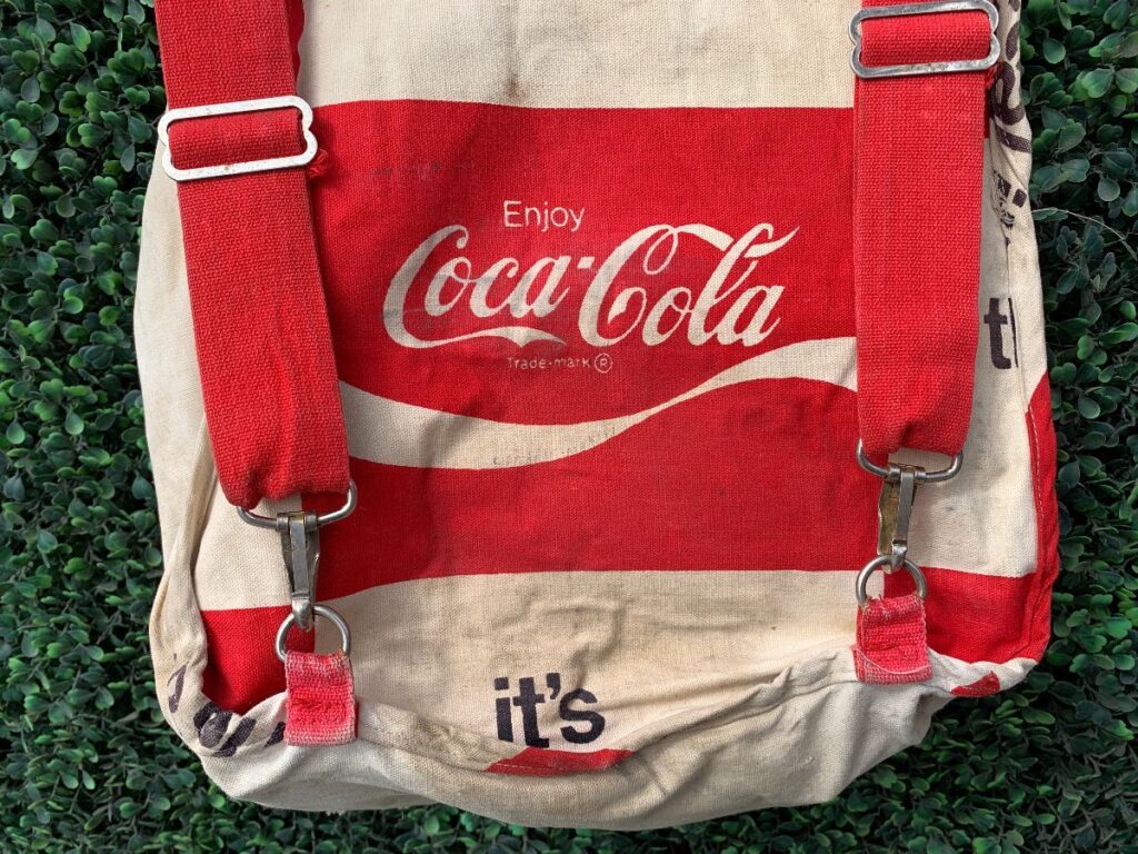 Retro Checkered Coca Cola Backpack As-is | Boardwalk Vintage