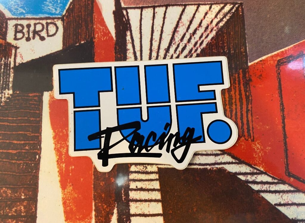 Tuf. Motorcycles Racing Sticker | Boardwalk Vintage