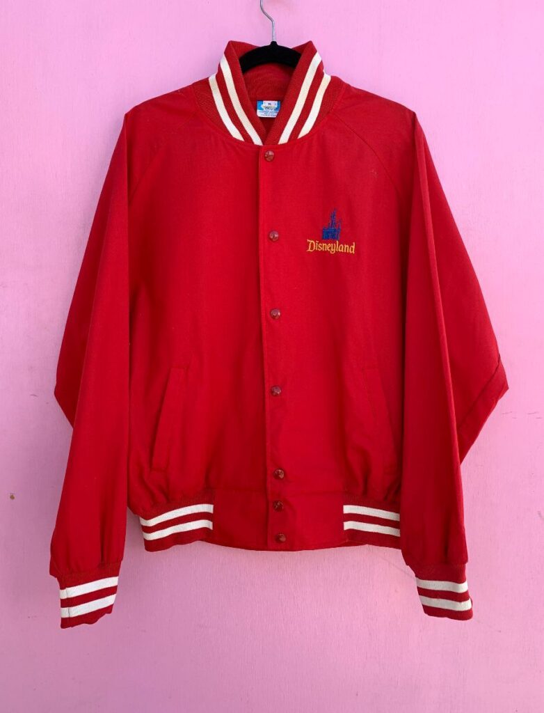 Disneyland Bomber Jacket W/ Disney Castle Logo Embroidery | Boardwalk ...
