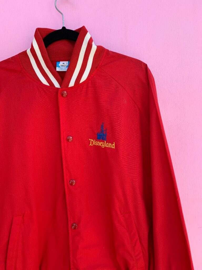 Disneyland Bomber Jacket W/ Disney Castle Logo Embroidery | Boardwalk ...