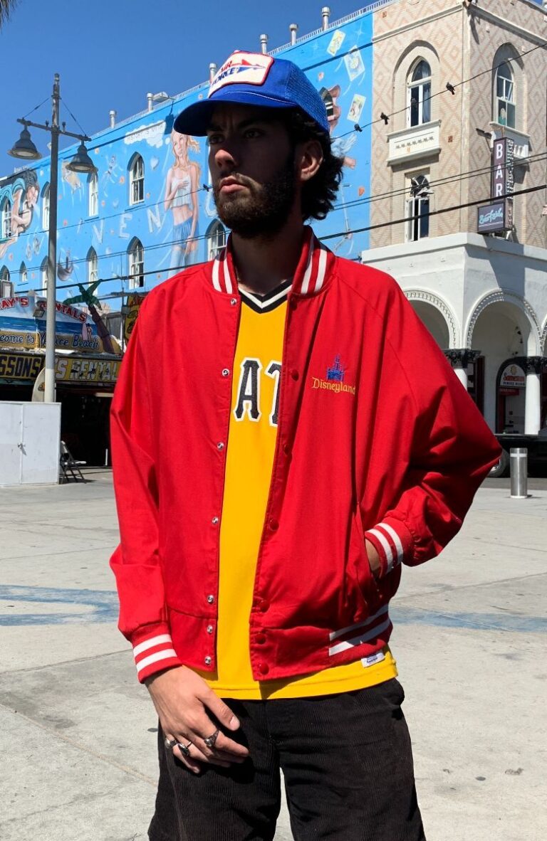 Disneyland Bomber Jacket W/ Disney Castle Logo Embroidery | Boardwalk ...