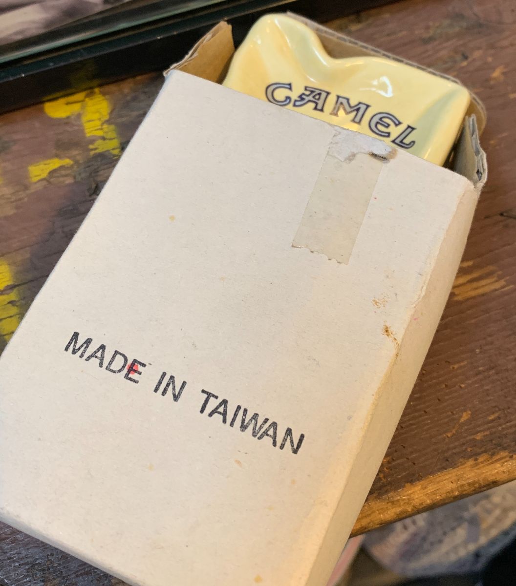 Deadstock Camel Ceramic Crumpled Up Cigarette Pack Ashtray | Boardwalk ...