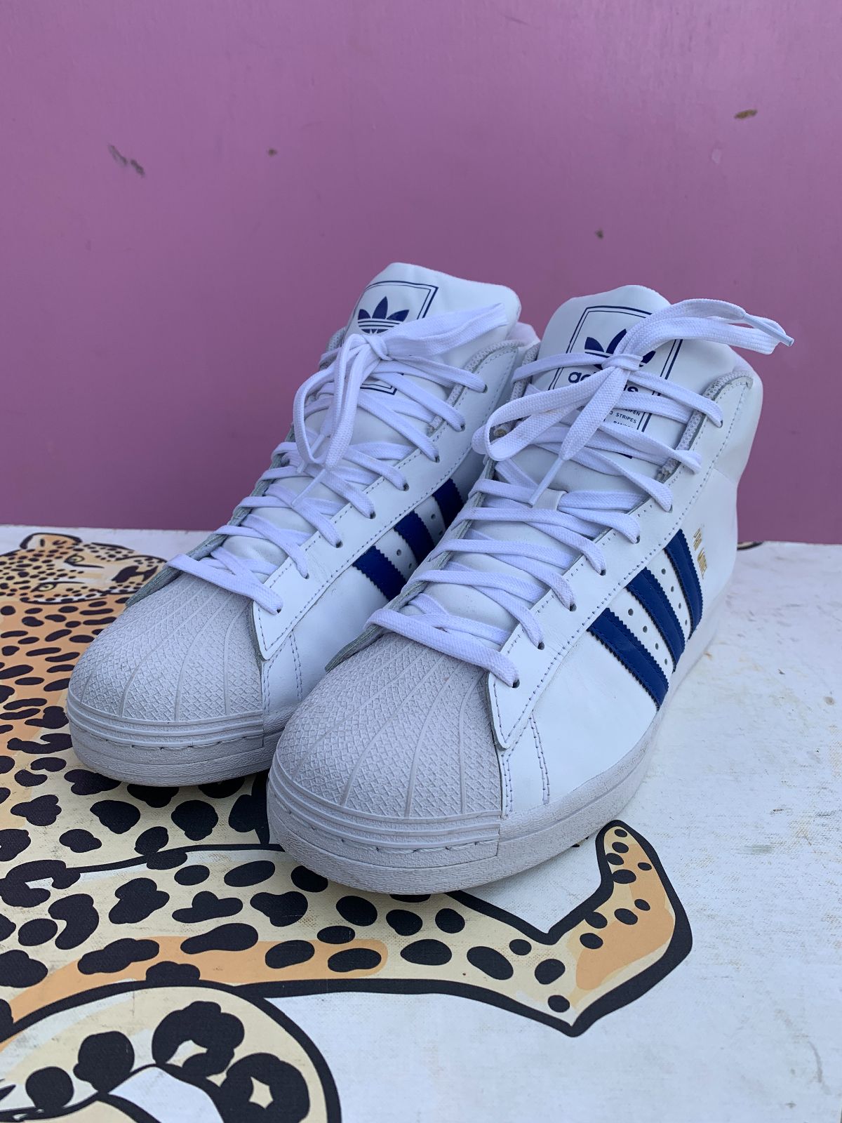 High Top Pro Model Adidas Shell Toe Sneakers | Boardwalk Vintage